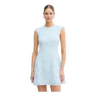 Rotate Mesh-Minikleid - - Dresses - Damen - Blau - M