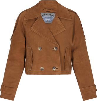 Dreimaster Dreimaster Jacke Frauen Cognac