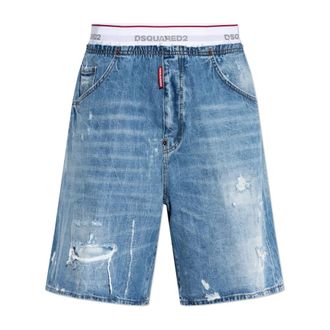 Dsquared2 Denim-Shorts im Vintage-Look - - Shorts - Herren - Blau - L