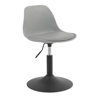 Woltu Tabouret Bar, Tabouret de Maquillage Pivotant et Réglable en Hauteur de 39,5-50,5cm, pour Salle à Manger, Bureau à Domicile, Magasin, en Similicuirs, 