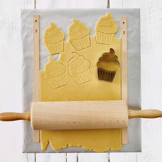 RBV BIRKMANN Easy Baking, Back- und Ausrollmatte, 33 x 40 cm, Silber, Glasfasergewebe mit Silikon u. PTF, hitzebeständig bis 250°C