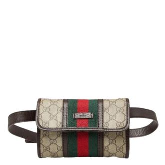 Gucci Pre-owned Vintage G&uuml;rteltasche - - Pre-owned - Damen - Beige - ONE SIZE