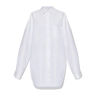 Balenciaga Outerwear Hemd Gro&szlig;e Passform - - Blouses & Shirts - Damen - Wei&szlig; - XS