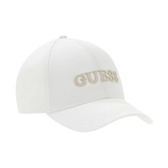 Guess Femme, Accessoires, Blanc, Taille: ONE Size Casquette de baseball