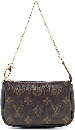 Louis Vuitton Crossbody Bags - Monogram Mini Pochette Accessoires - Gr. unisize - in Braun - für Damen