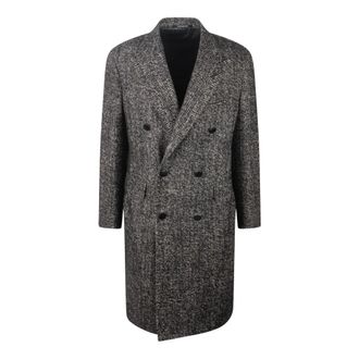Tagliatore Tweed Coat - - Coats - Herren - Grau - L