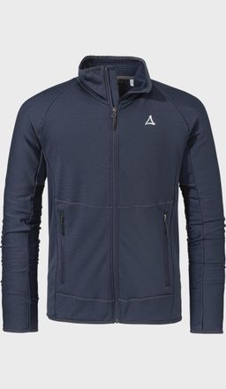 Sch&ouml;ffel Fleecejacke SCH&Ouml;FFEL Fleece Jk Style Cascata MNS, Herren, Gr. 48, blau (8820, blau), Oberstoff: 94% Polyester, 6% Elasthan, regular fit, hoch geschlos