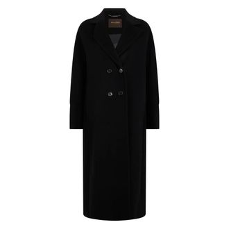 Moorer Ravenna Long Coat - Femme - Manteaux - Noir - Taille: 38 FR