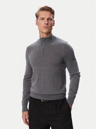 HUGO BOSS Pullover H-Ebenji-L 50571928 Grau Slim Fit