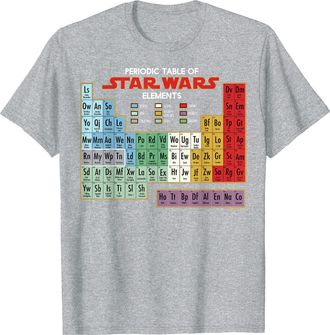Star Wars Periodic Table of Elements Graphic T-Shirt C2 T-Shirt