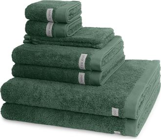 ROSS 8 teiliges Frottier-Set - Sinfonie (2 X Wasch- 2 X G&auml;ste- 2 X Dusch- 2 X Handtuch im Set) - 500 g/m2 - Baumwolle - Walkfrottee - saugstark - weich und