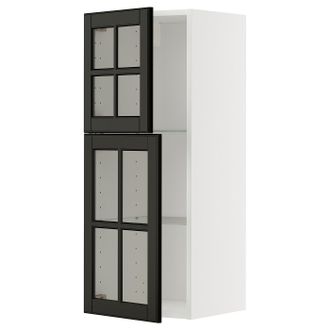 IKEA METOD Wandschrank mit B&ouml;den/2 Glast&uuml;ren