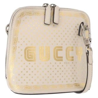 Gucci Sac bandouli&egrave;re vintage doccasion - Femme - Pre-owned - Beige - Taille: ONE Size