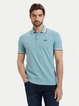 HUGO BOSS Poloshirt Paddy 50469055 T&uuml;rkisfarben Regular Fit