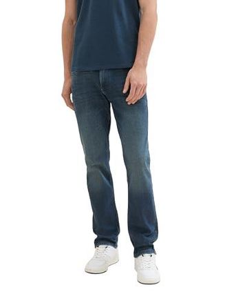 Tom Tailor 1042341 Jean Droit Marvin, 10282-dark Stone Wash Denim, 34W / 30L Homme