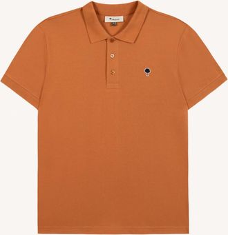 Faguo Polo brique clair coton - LUMIGNY