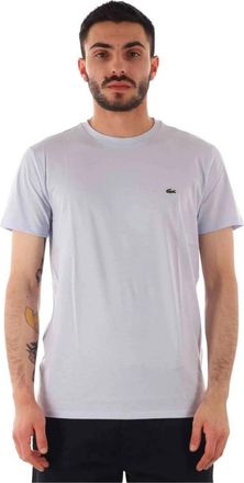 Lacoste Homme, Tops, Bleu, Taille: L Camiseta de Manga Corta