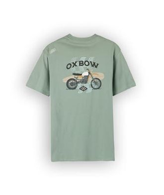 Oxbow Tee-shirt manches courtes coton bio CRUISER Hiver 2025 Manches courtes, Col rond, Motif sur le dos