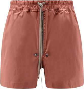 Rick Owens Homme, Shorts, Orange, Taille: XL Zip Drawstring Shorts