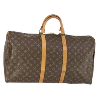 Louis Vuitton Pre-owned Canvas Weekend Bag - - Pre-owned - Damen - Braun - ONE SIZE