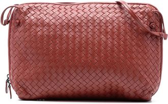 Bottega Veneta Hobo Bags - Large Nappa Intrecciato Nodini Crossbody - Gr. unisize - in Rot - f&uuml;r Damen