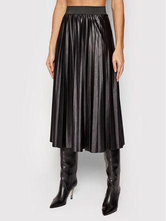 Vila Faltenrock Nitban 14063241 Schwarz Regular Fit