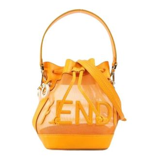 Fendi Sac Seau en Cuir Pre-owned - Femme - Pre-owned - Orange - Taille: ONE Size