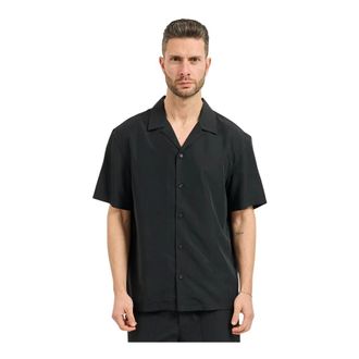 Calvin Klein Homme, Chemises, Noir, Taille: M Short Sleeve Shirt