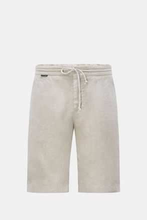 04651/ Herren - Leinen-Bermudas Linen Bermuda beige