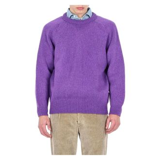 Howlin Boxy Space Strickpullover - - Knitwear - Herren - Lila - XS