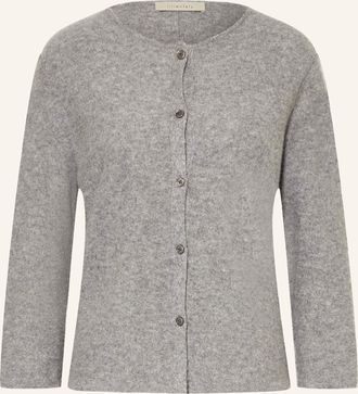 Lilienfels Lilienfels Cashmere-Strickjacke grau