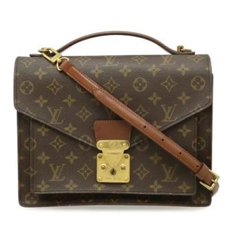 Louis Vuitton Pre-owned Monceau 28 Handtasche - - Pre-owned - Damen - Braun - ONE SIZE