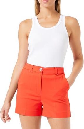 Nafnaf NAF Femme Erinda Sh1 Bermudas, Rouge Feu, 38 EU