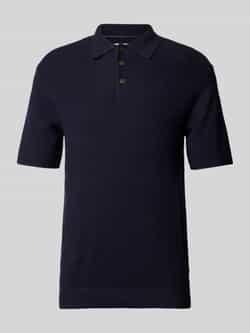 Jack & Jones Regular Fit Poloshirt mit Strukturmuster Modell COOPER