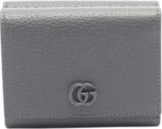 Gucci Portefeuille vintage tri-fold Pre-owned - Femme - Pre-owned - Gris - Taille: ONE Size