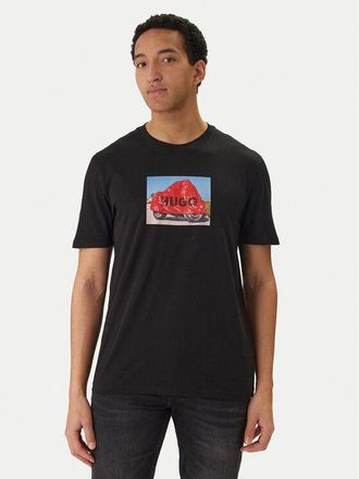 HUGO BOSS T-Shirt Dostino 50557674 Schwarz Regular Fit