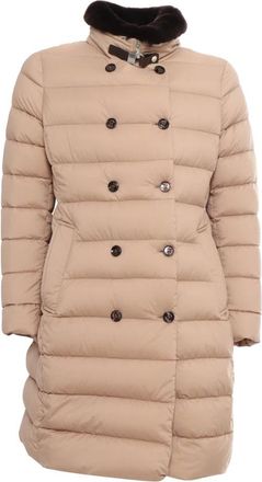 Moorer Femme, Vestes, Brun, Taille: 44 FR Piumino Longan-S3