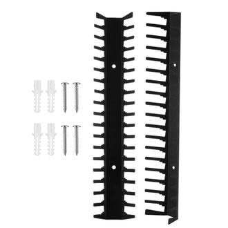 Generic Medienaufbewahrungsregale - Zweiteiliges Metallregal Zur Wandmontage, Robustes Spiel-Organizer-System | Platzsparender Displayhalter | Wohnzimmer, Sch