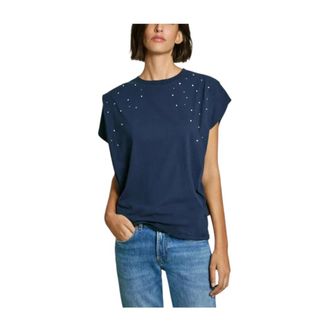 Pepe Jeans London Raz T-shirt - - Blouses & Shirts - Damen - Blau - M