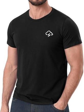 iClosam T-Shirt Homme imprim&eacute; &eacute;l&eacute;gant T-Shirts &agrave; Manches Courtes pour Homme T Shirts &agrave; col Rond Coton, id&eacute;al pour l&eacute;t&eacute; Coupe Classique