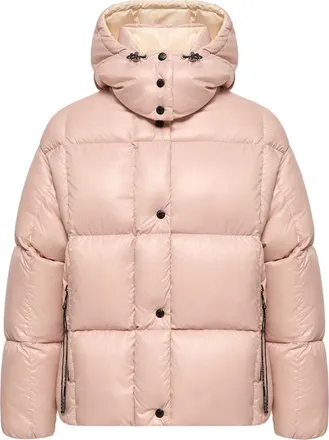 Moncler Moncler Doudoune Courte &Agrave; Capuche Parana, Femme, Rose, Taille: 00