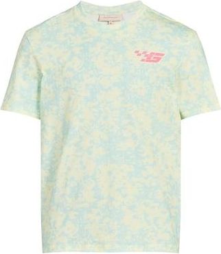 Gertrude T-shirt droit imprim&eacute; en coton