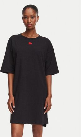 HUGO BOSS Nachthemd Nite 50566619 Schwarz Relaxed Fit