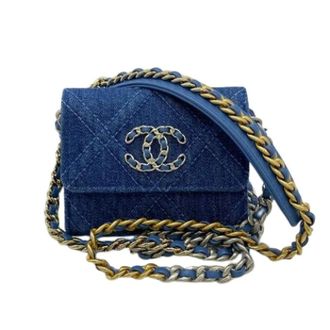 Chanel Sac bandouli&egrave;re Pre-owned en jean - Femme - Pre-owned - Bleu - Taille: ONE Size