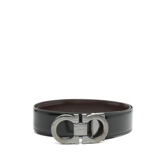 Ferragamo Homme, Accessoires, Multicolore, Taille: 105 CM Ceinture R&eacute;versible Gancini