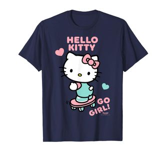 Hello Kitty Cooles Power-Skateboard Pro Classic Fun f&uuml;r M&auml;dchen T-Shirt