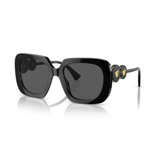 Versace Bold Redonda Sonnenbrille - Ikonischer Stil - - Accessories - Damen - Schwarzk - 58 MM