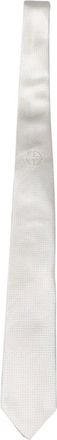 Giorgio Armani Homme, Accessoires, Gris, Taille: ONE Size Cravate en soie &agrave; motif jacquard