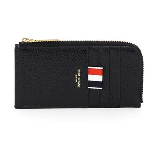 Thom Browne Kartenetui aus genarbtem Leder mit Kreditkartenf&auml;chern - - Accessories - Herren - Schwarzk - ONE SIZE