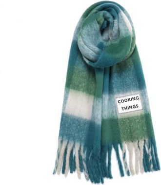 VERB TO DO Homme, Accessoires, Vert, Taille: ONE Size Dope Mind Maxi Scarf